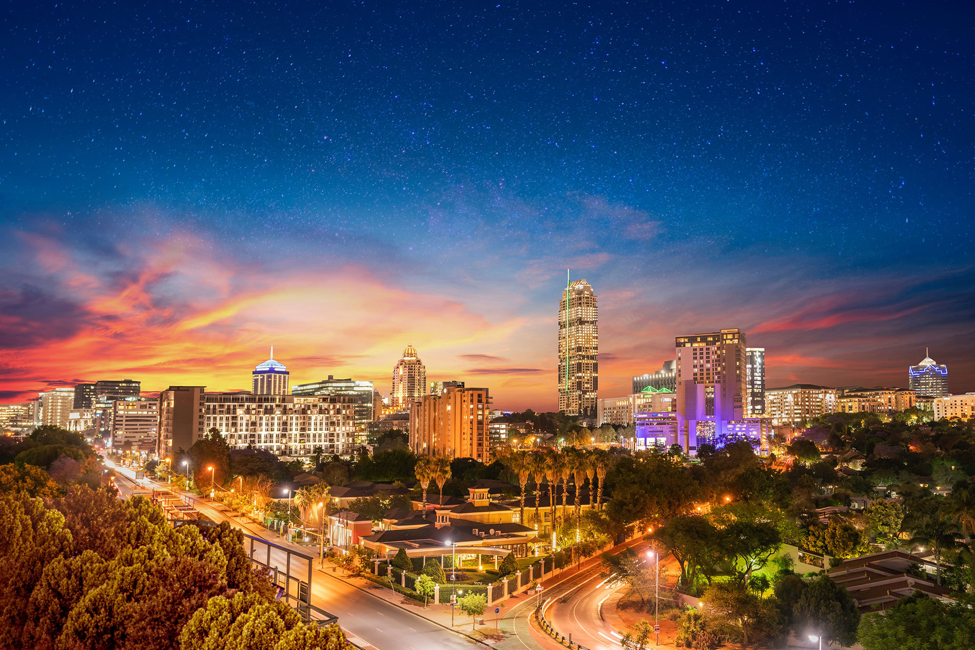 Sandton à Johannesbourg - Afrique du Sud | Rhino Africa